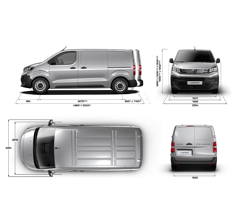 PEUGEOT E-Expert & Expert: der Transporter mit Elektro- oder Dieselmotor